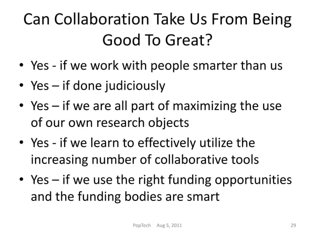 Poptech - Collaboration | PPT