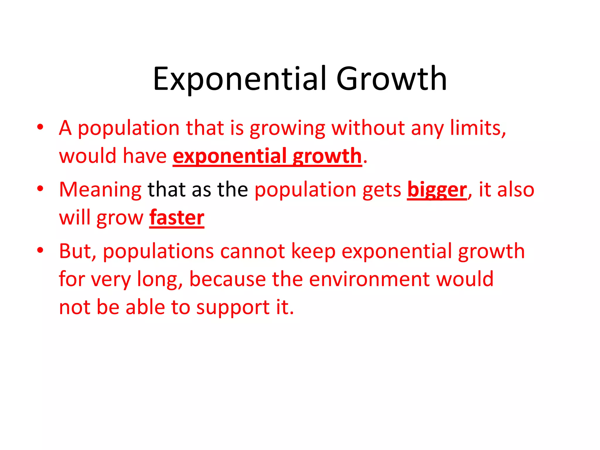 Populaiton growth and carrying capacity cer | PPTX