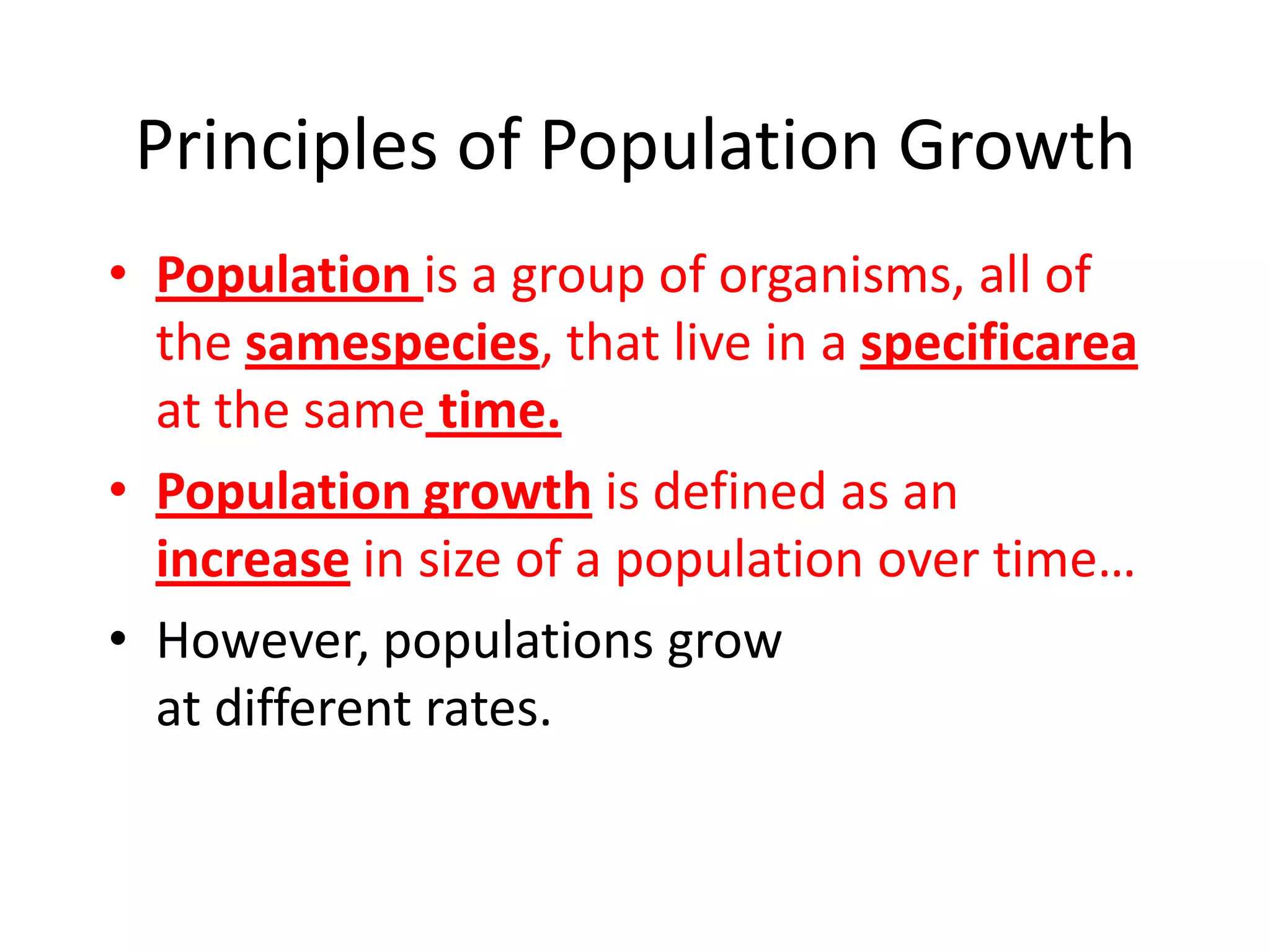 Populaiton growth and carrying capacity cer | PPTX