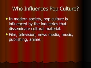 Popular Culture | PPT