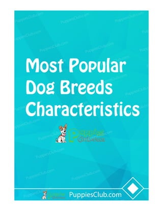 Most Popular Dog Breeds Characteristics | PDF