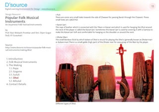 popular-folk musical Instruments of Assam | PDF