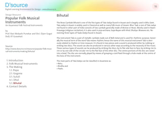 popular-folk musical Instruments of Assam | PDF