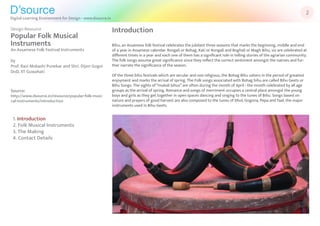 popular-folk musical Instruments of Assam | PPT