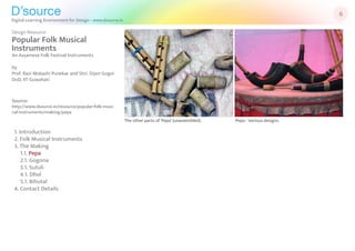 popular-folk musical Instruments of Assam | PDF