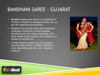 Popular Indian Sarees | PPTX