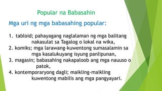 Popular-na-Babasahin.pptx filipino 8 quarter 2 | PPTX