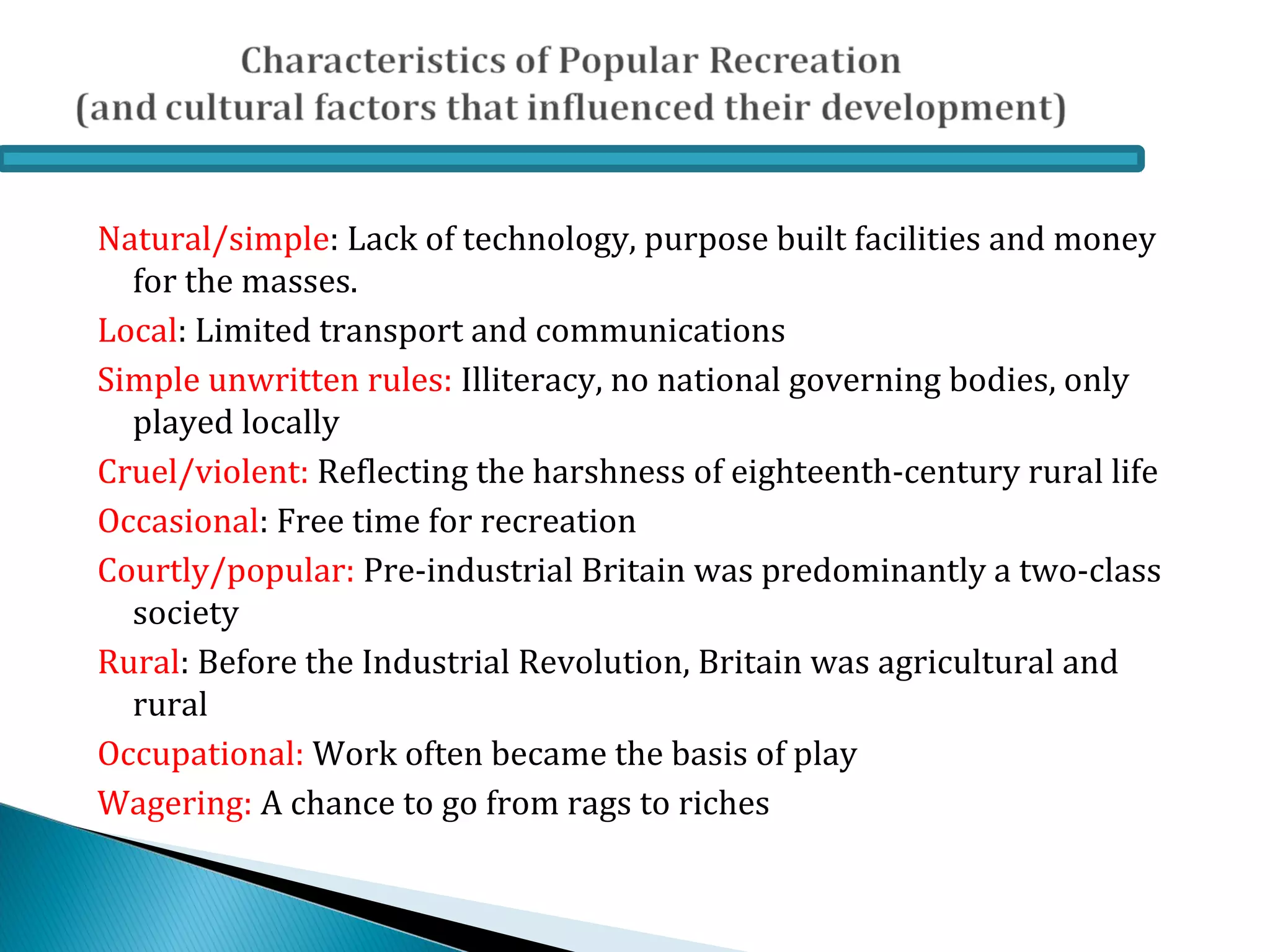 Popular recreation-lesson-1 | PPT
