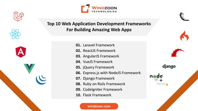 10 Popular Web Application Development Frameworks to Build Great Web ...