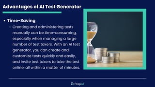 Popular AI Test Generators in the Market - By PrepAI | PDF