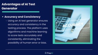 Popular AI Test Generators in the Market - By PrepAI | PDF