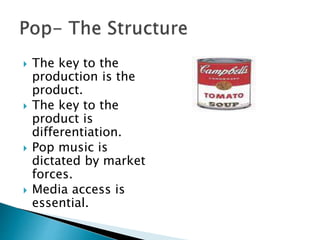 Popular and Pop music | PPTX