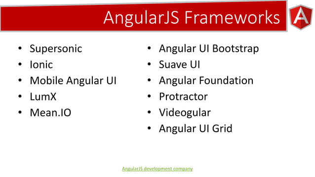 Popluar AngularJS Frameworks | PPT