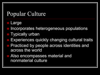 Popular culture | PPT