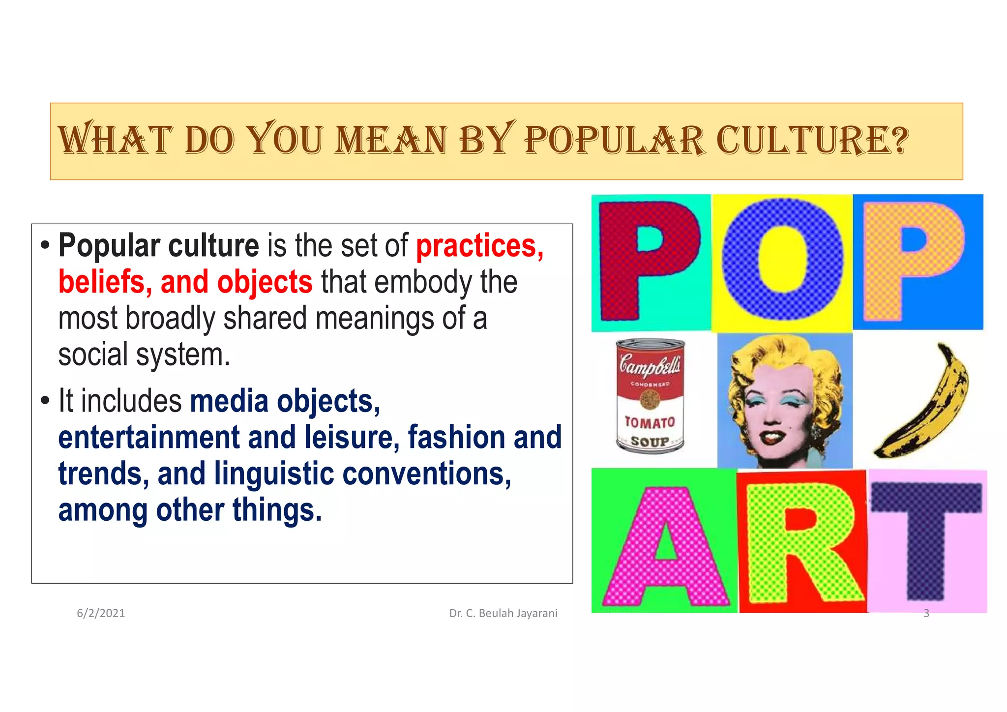 Popular culture | PDF
