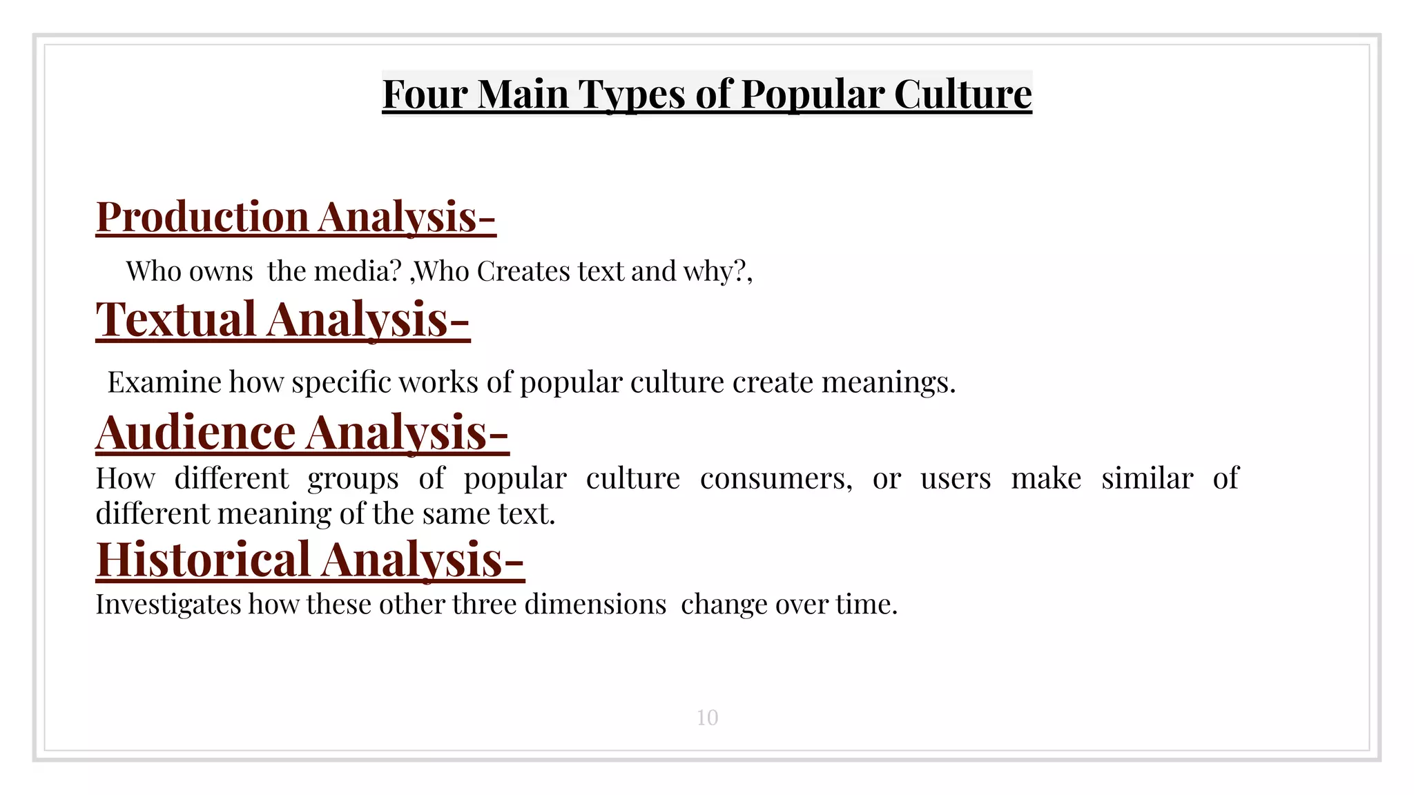 Popular Culture | PDF