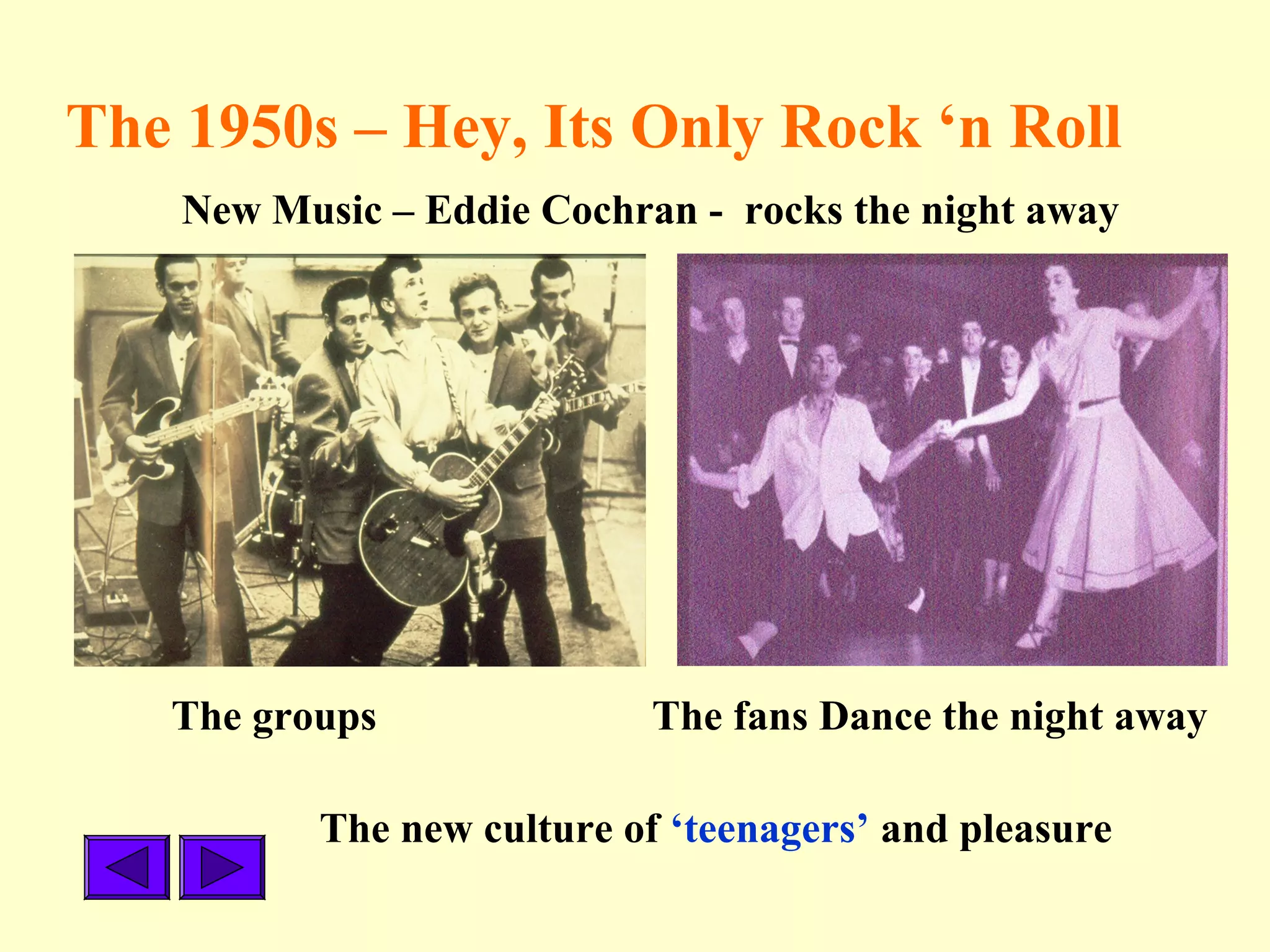 Popular Culture 1950s to 1970s | PPT