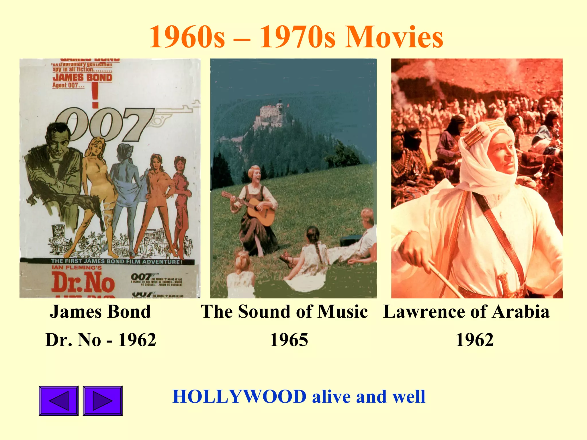 Popular Culture 1950s to 1970s | PPT