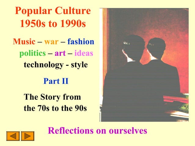 Popular Culture 1970s to 1990s | PPT