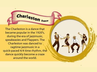 Popular Dance Forms From Vintage Era | PPT