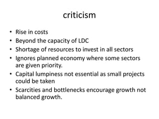 Popular economic growth theories | PPTX