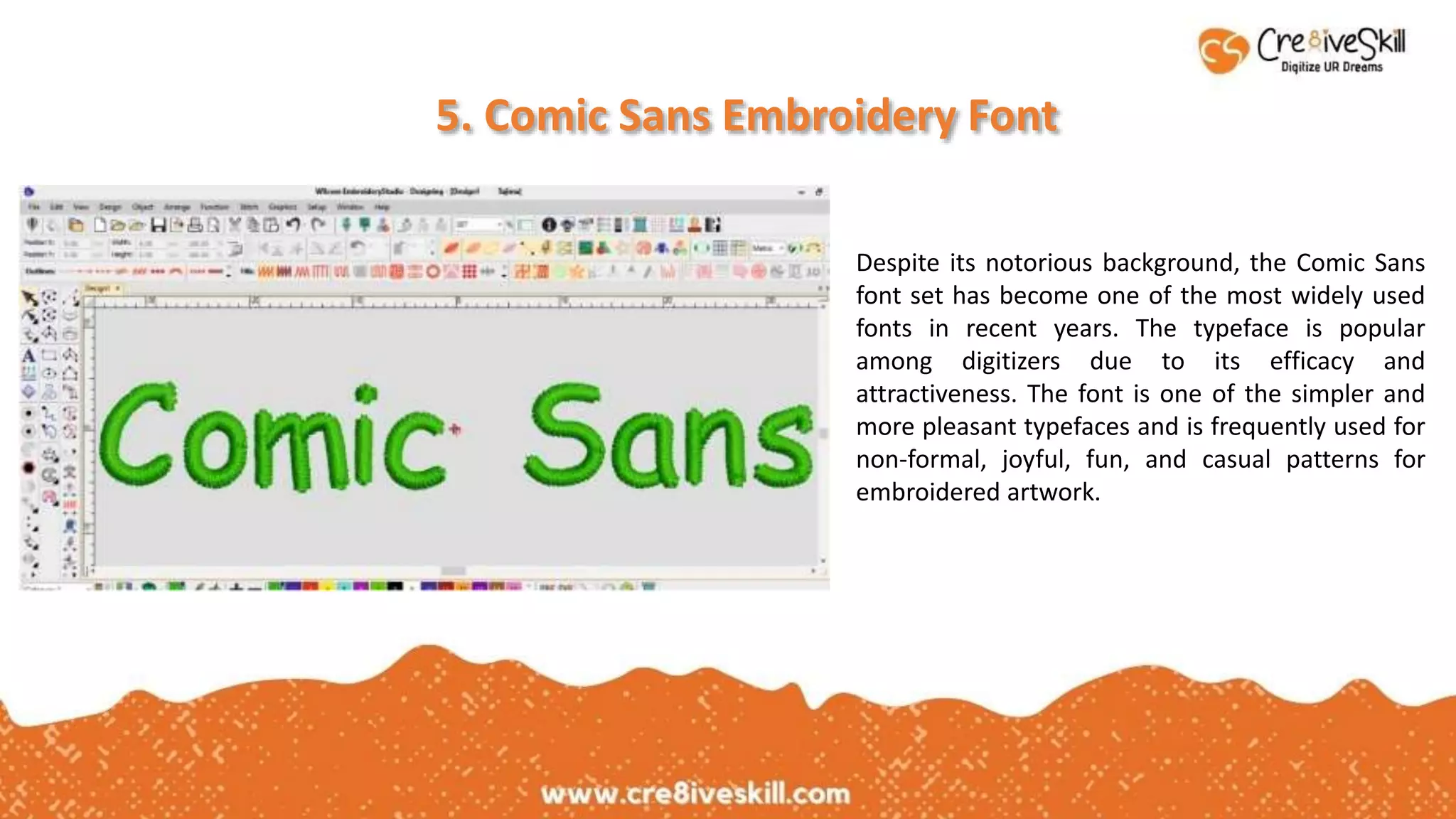 Best Embroidery Fonts Every Embroidery Digitizer Should Know | PPT