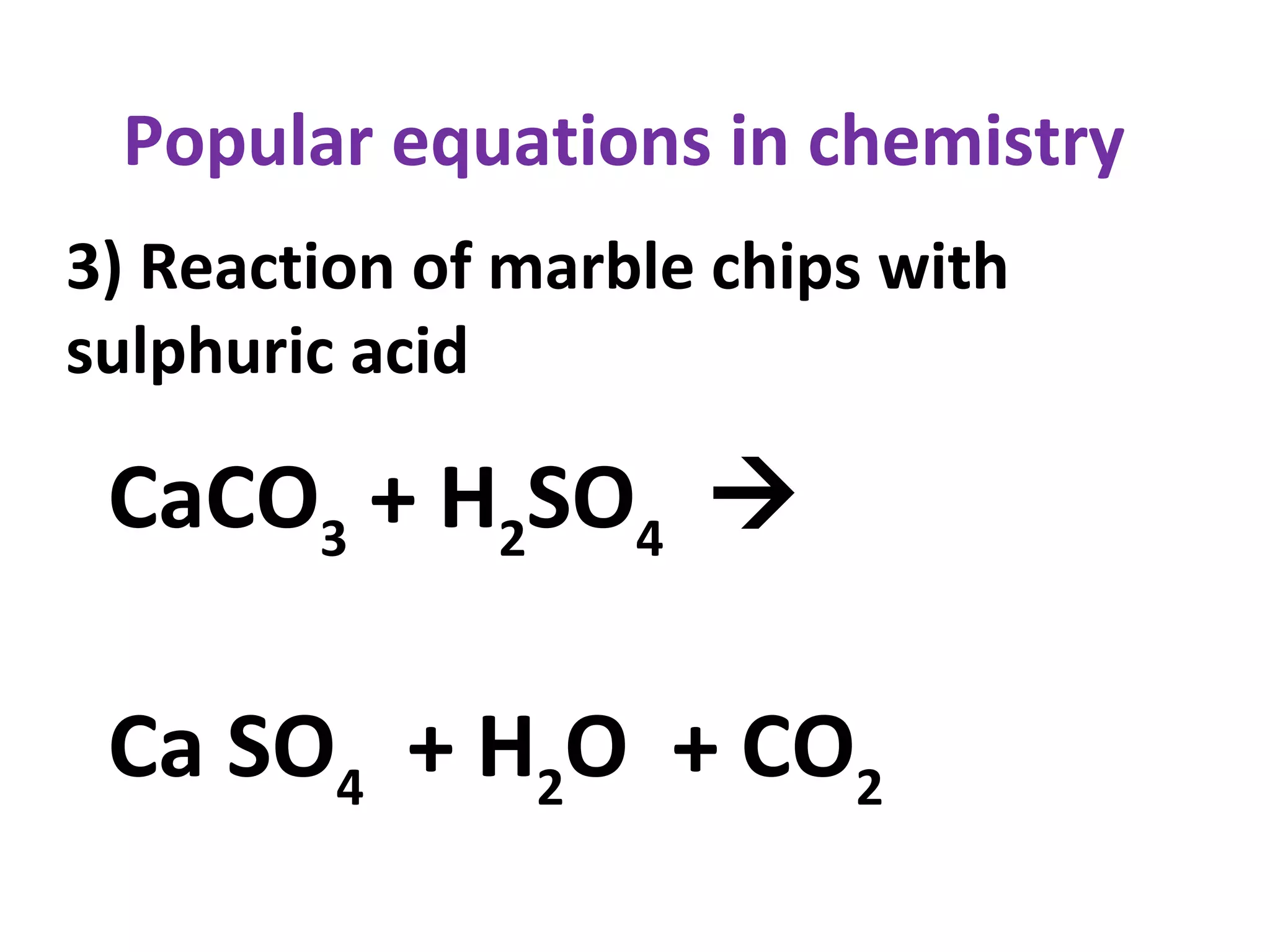 Popular equations in chemistry | PPT
