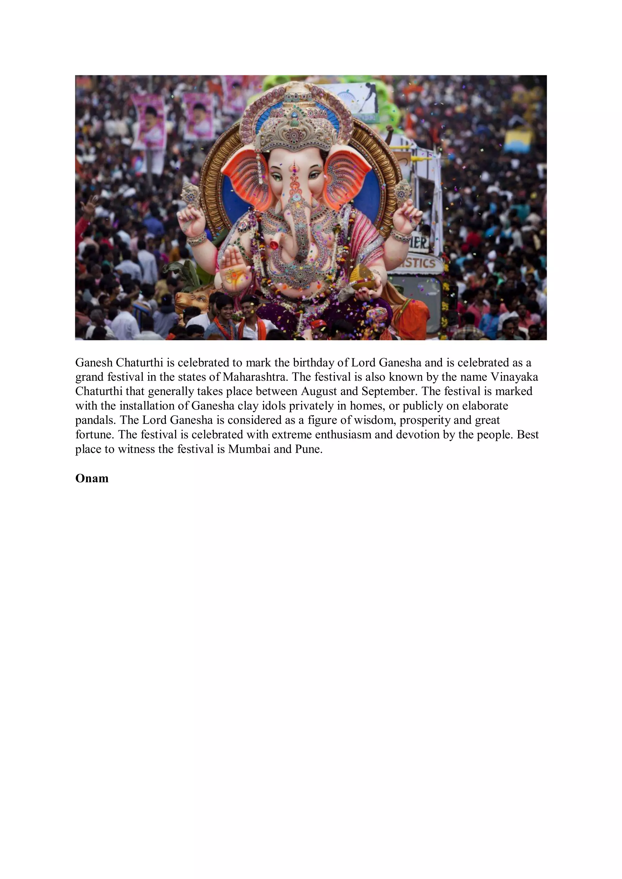 Popular fairs and festivals of india | PDF