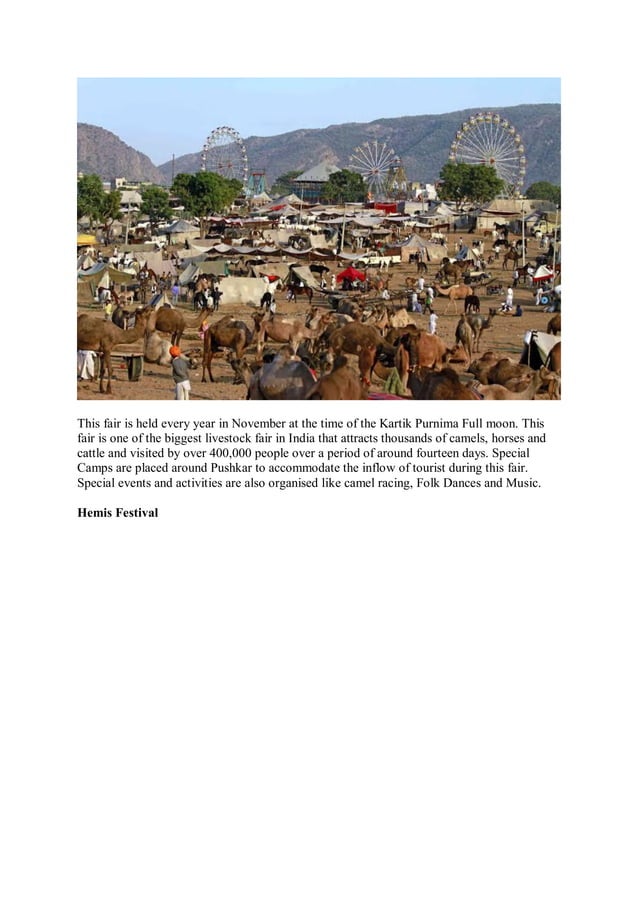 Popular fairs and festivals of india | PDF