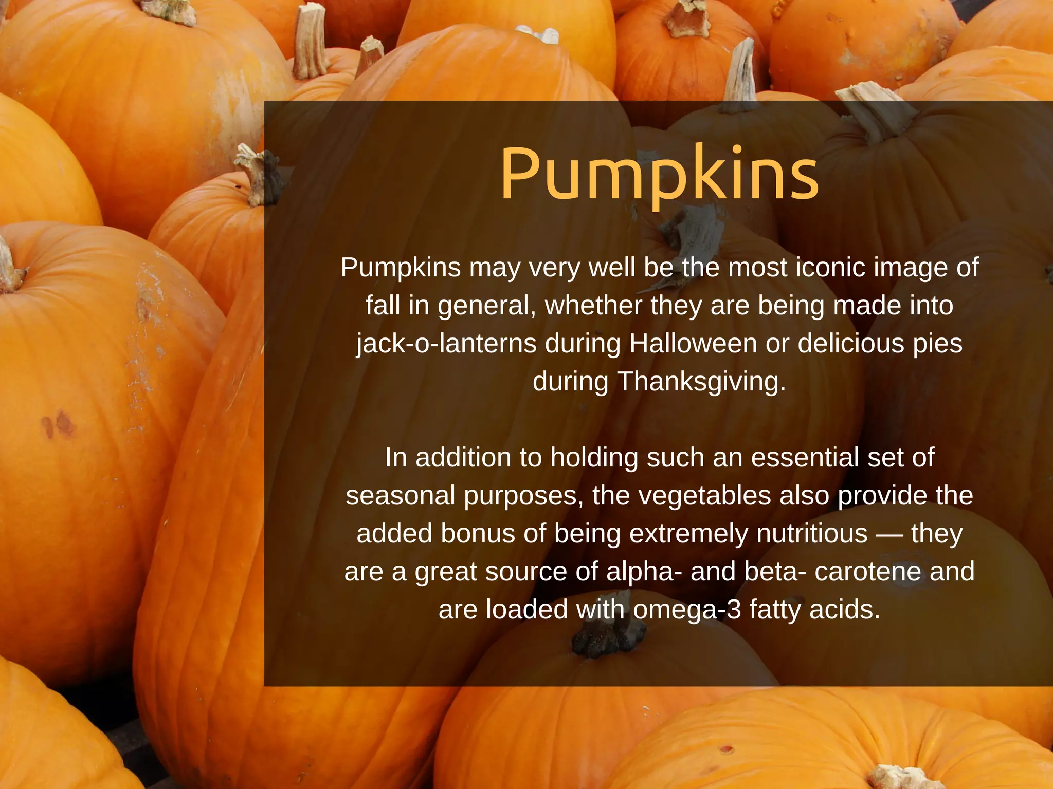 Popular fall produce (pt. 1) | PDF