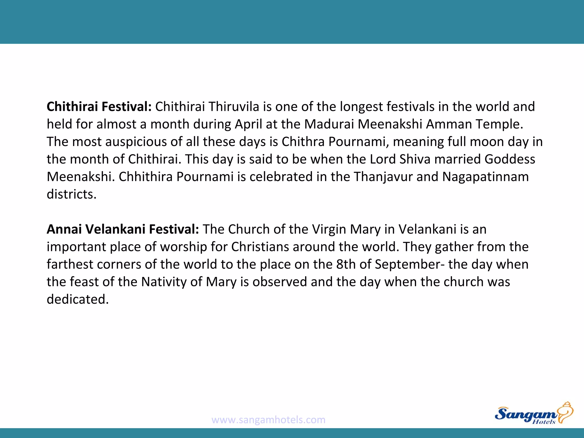 Popular Festivals of Tamil nadu | PPT