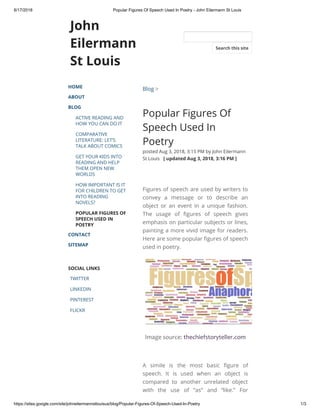 Popular Figures Of Speech Used In Poetry | PDF | Poetry | Books and ...