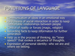 Popular ideas about_language with questions | PPT