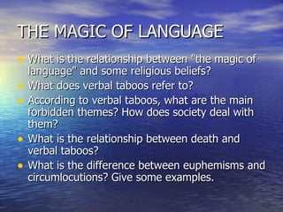 Popular ideas about_language with questions | PPT