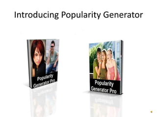 Popularity presentation | PPTX
