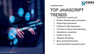 Trending Popular JavaScript Frameworks.pptx