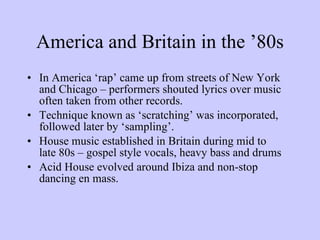 Popular Music - AS COMMS | PPT