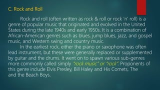 Popular music | PPTX