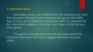 Popular music | PPTX | Jazz | Music