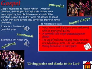 131029 - Popular Music Styles | PPT