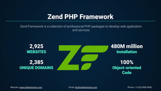 Most popular PHP frameworks 2020 | PPT