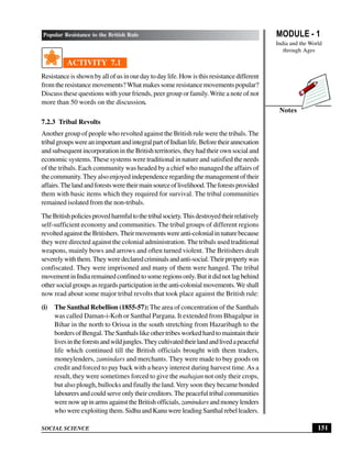 Popular resistance to the british rule | PDF