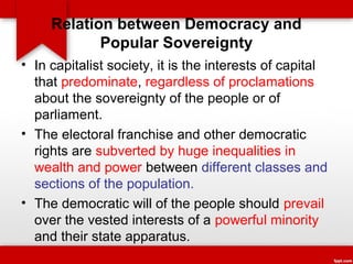 Popular Sovereignty & Democracy: An Analysis | PPT