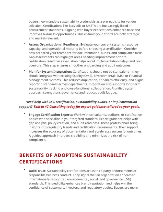 POPULAR SUSTAINABILITY STANDARDS & CERTIFICATIONS IN 2025.docx