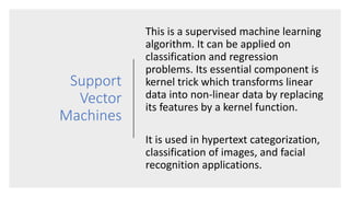 Popular Text Analytics Algorithms | PPTX | Artificial Intelligence | Technology & Computing