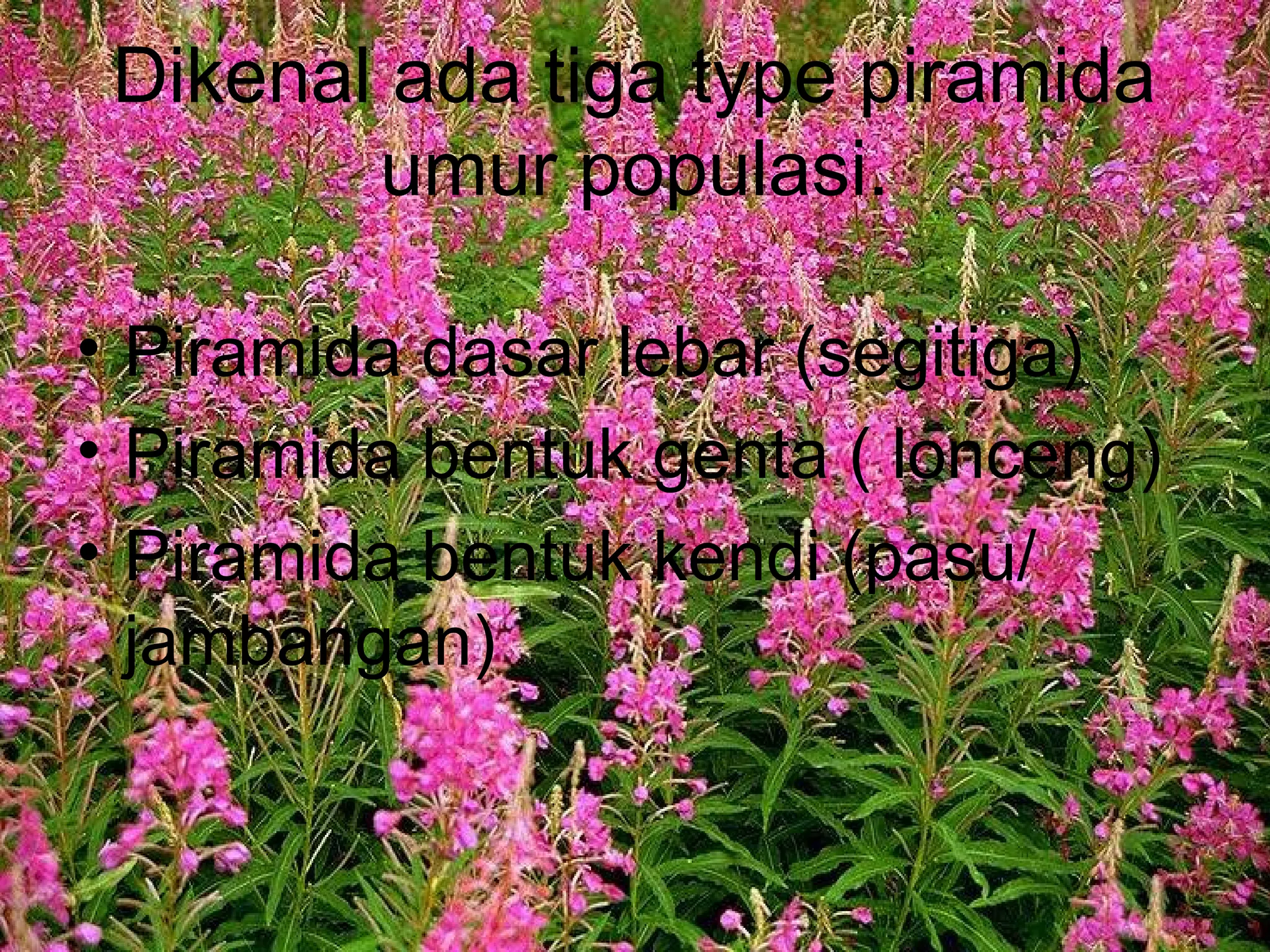 Populasi dan karakteristik populasi | PPT