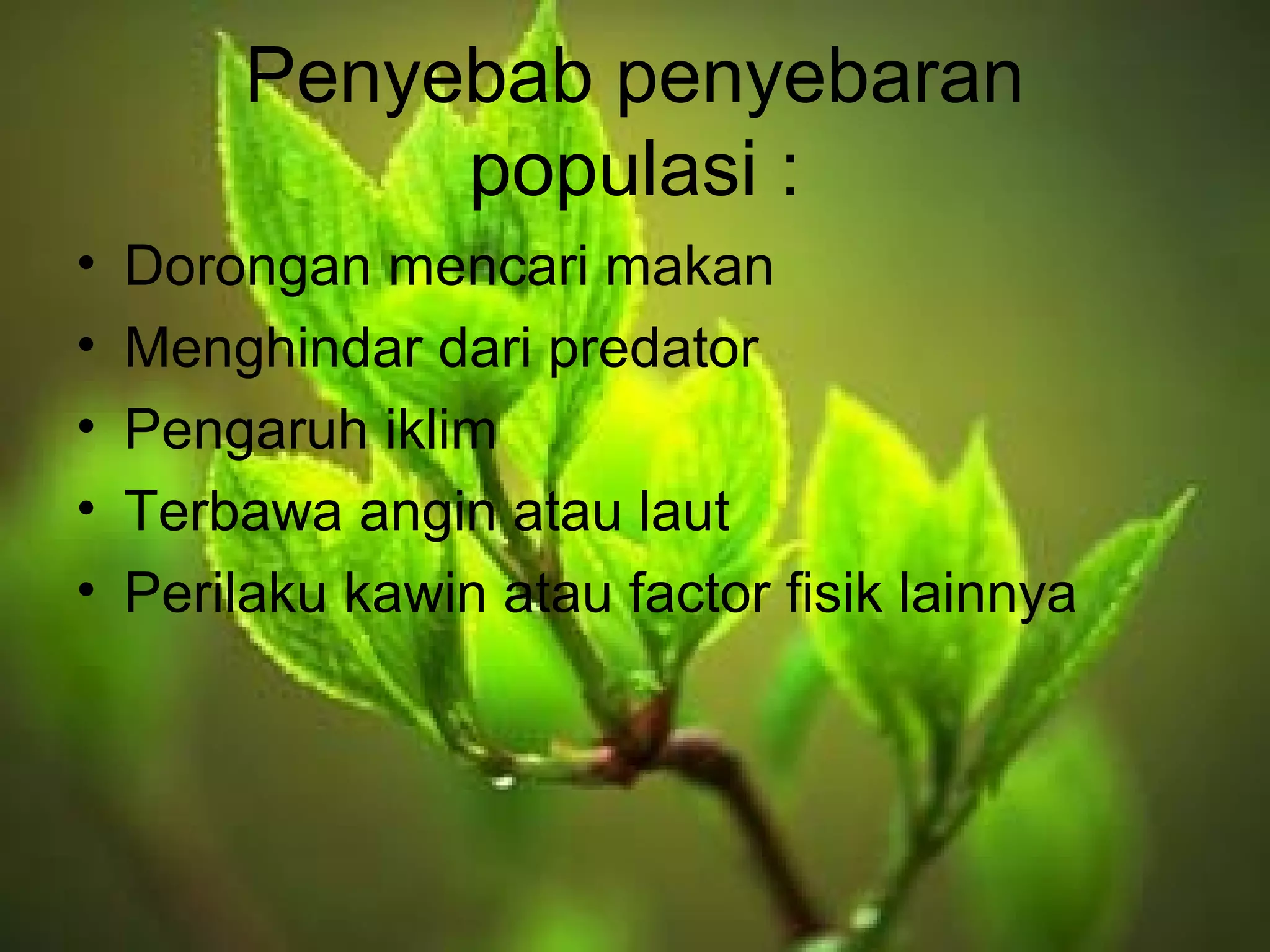 Populasi dan karakteristik populasi | PPT