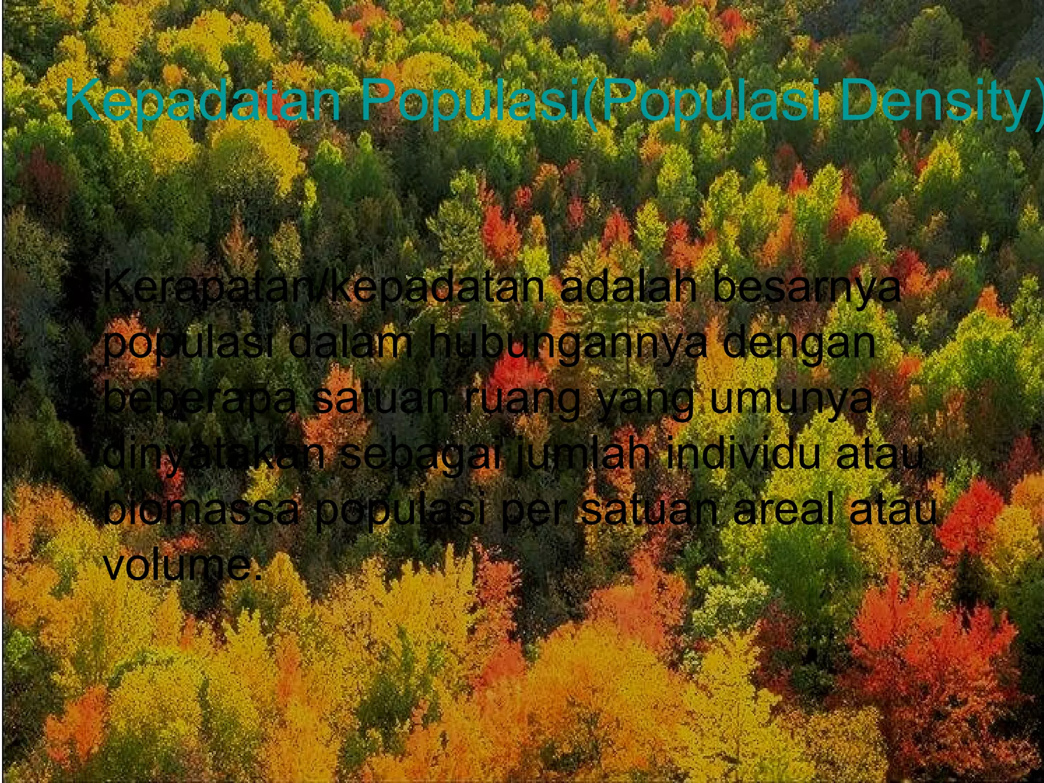 Populasi dan karakteristik populasi | PPT