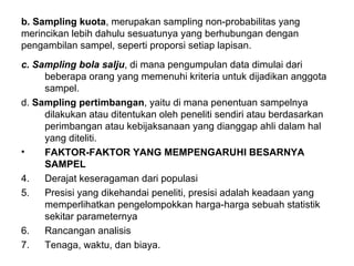 Populasi dan sampel | PPT