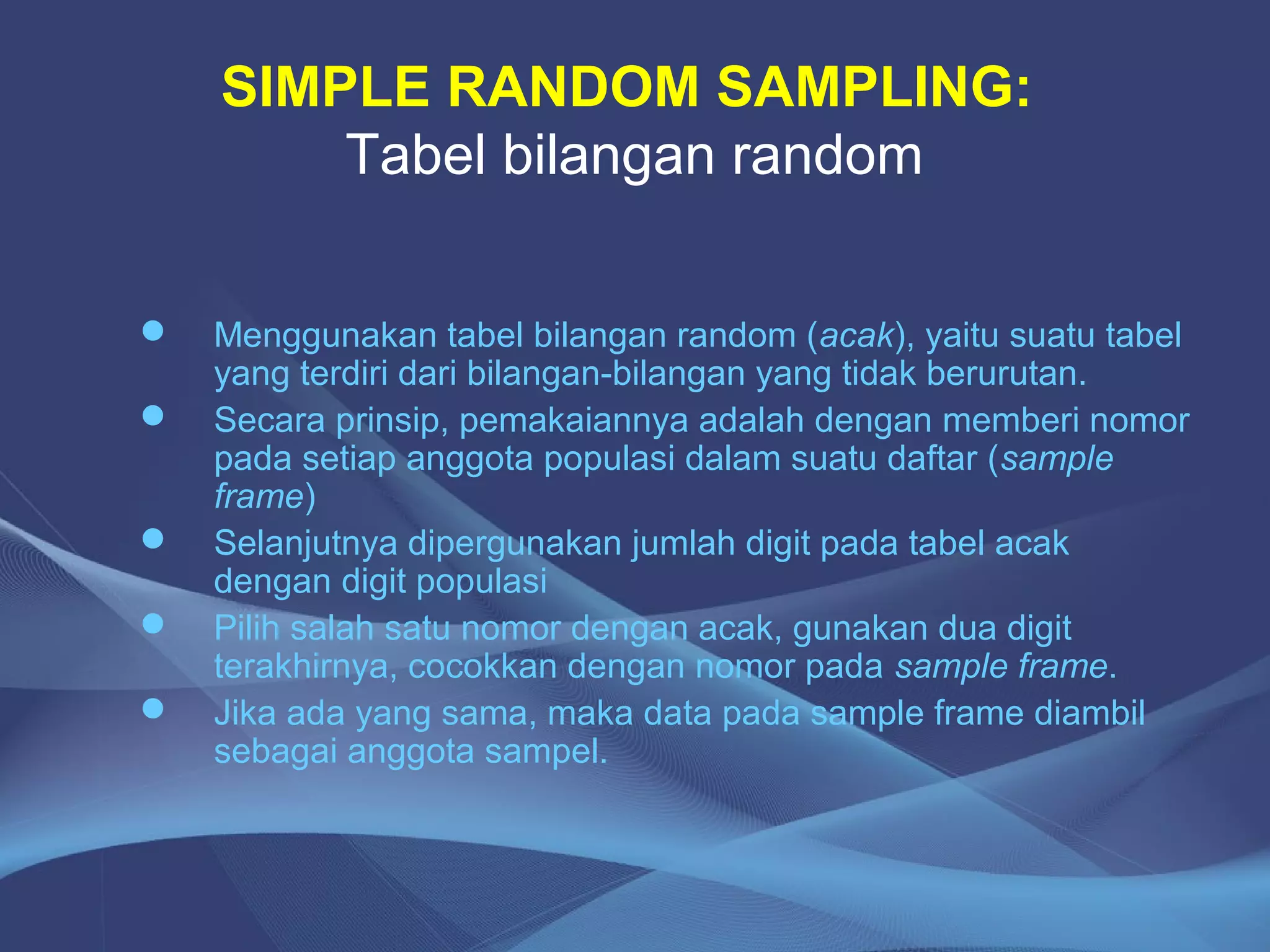 Populasi dan sampel | PPT